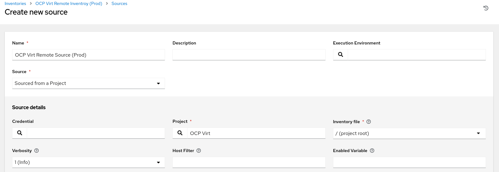 Ansible Automation Platform for OpenShift Virtualization in Multi-cluster Environment